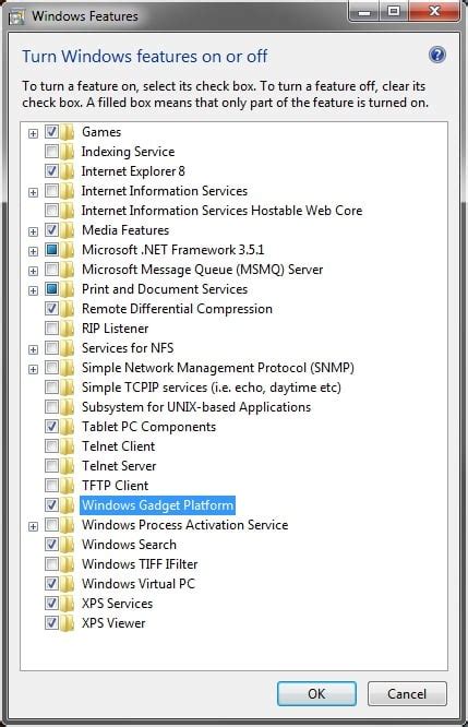 Desktop Gadgets Disappeared Windows 7 Forums