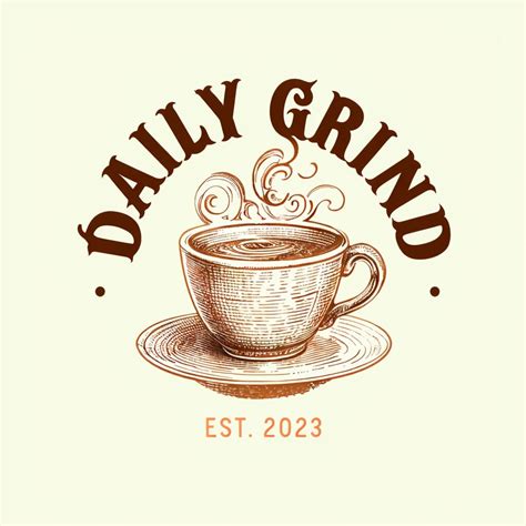 Sleek Geometric Coffee Cup Logo Design For Urban Coffee Shop Logo Playground