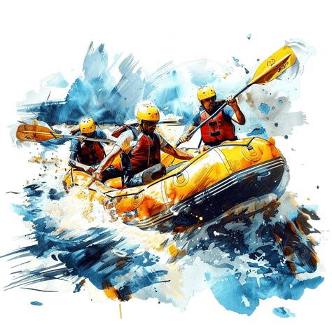 White Water Rafting Adventure Traveling White Water Rafting Sports