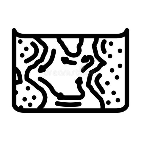 Map Of Ocean Currents World Ocean Line Icon Vector Illustration Stock