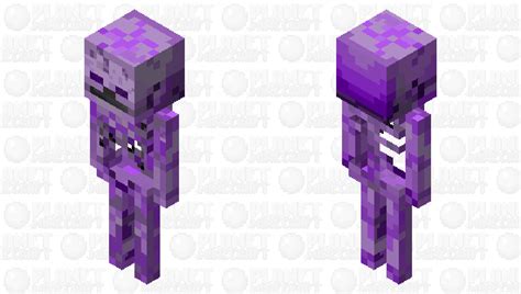 Purple Skeleteon Minecraft Mob Skin
