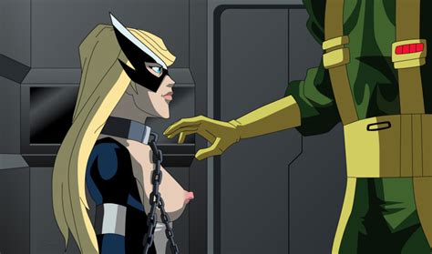 Rule 34 1girls Areola Avengers Blonde Hair Blue Eyes Bobbi Morse Breasts Chain Necklace Chains