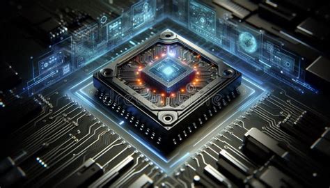 The Image Shows An Innovative Chip Designed To Integrate Ai