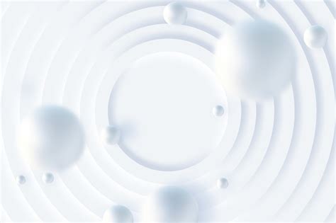 간단한 빈 흰색 원 연단 무대 배경의 상단 보기 미래 지향적인 기술 디자인 추상 적인 파라메트릭 내부 공백이 열린 3d 일러스트 레이션 모형 흰색 건물 창백한 기하학적 패턴