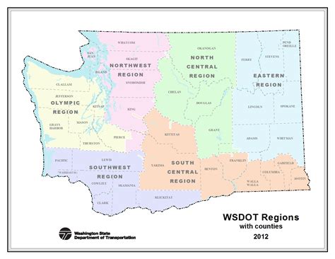 Wsdot Olympic Region Map