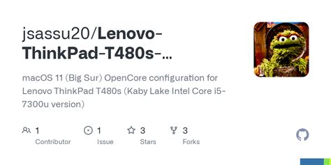 GitHub Jsassu Lenovo ThinkPad T S OpenCore Public MacOS Big Sur OpenCore