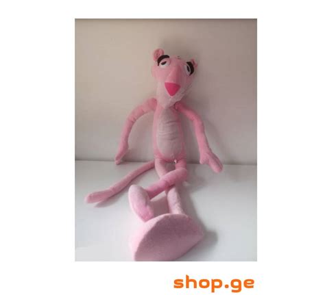 რბილი ფუმფულა სათამაშო ვარდისფერი პანტერაand