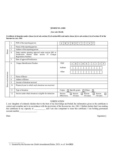 Fillable Online Understanding Form 10bd On Statement Of Donation And Fax Email Print Pdffiller