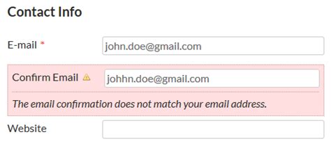 Email Confirmation Field Addon For Profile Builder