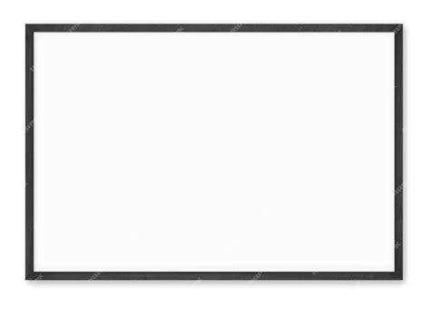 Premium Photo A Black Frame With A White Background