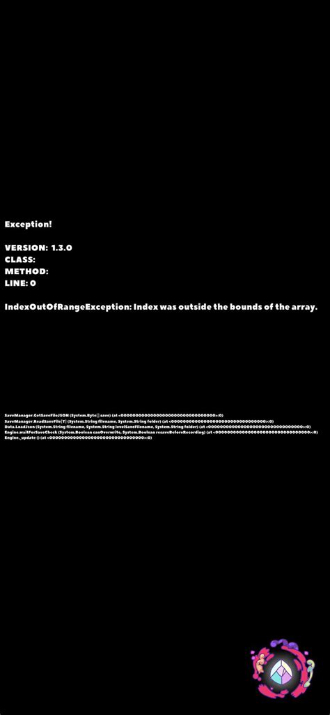 Help I Keep Getting This Error Message When I Try To Load My Save R