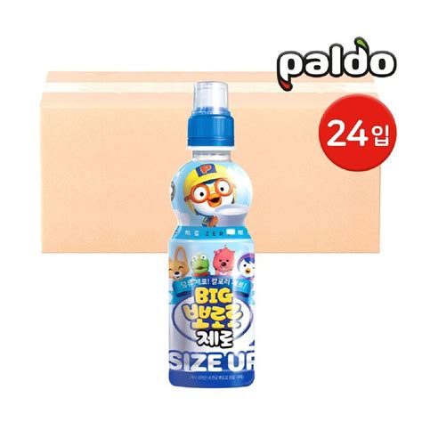 팔도 빅 뽀로로 제로 밀크맛 360ml 24입 대용량 음료 홈플러스 택배배송