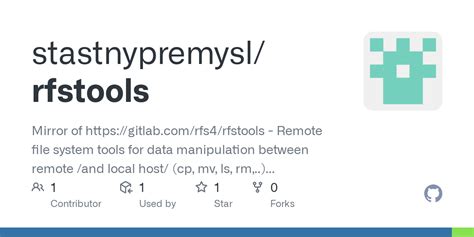 GitHub Stastnypremysl Rfstools Mirror Of Https Gitlab Rfs Rfstools Remote File