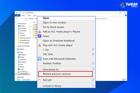 How To Restore Previous Versions Of A File Or Folder In Windows 10