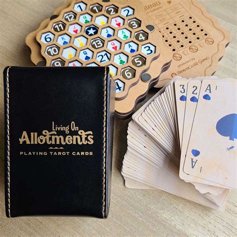 French Tarot Playing Card Deck Living On Allotments By Sai Beppu Browncastle Games