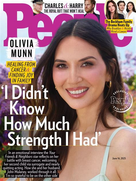 Olivia Munn Graces People Magazine Cover June 16 2025 • Celebmafia