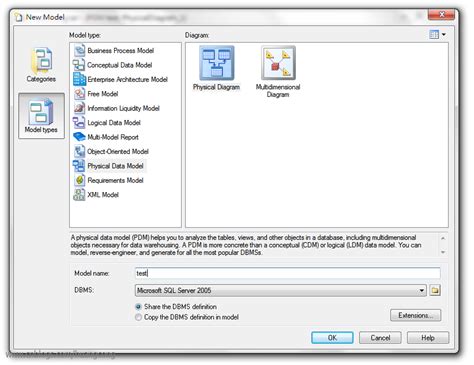 powerdesigner创建物理数据模型（pdm） pdm如何新建表结构 csdn博客