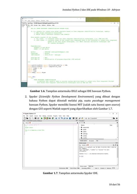 instalasi python 3 dan ide atau anaconda distribution pada windows 10 pdf