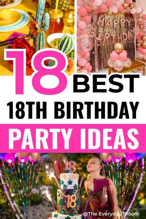 18 Unique 18th Birthday Party Ideas For An Unforgettable Party
