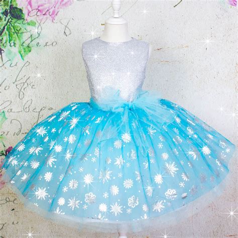 Нарядное платье для девочки Снежинка | Цвет: Голубой | Артикул: 9700211-1