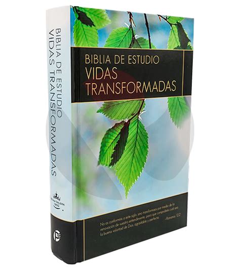 Biblia De Estudio Vidas Transformadas Rvr 1960 Tapa Dura Libreria