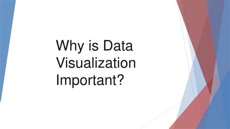PPT Why Is Data Visualization Important PowerPoint Presentation Free