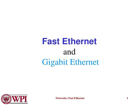 PPT Fast Ethernet And Gigabit Ethernet PowerPoint Presentation Free Download ID