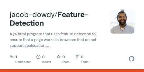 GitHub Jacob Dowdy Feature Detection A Js Html Program That Uses Feature Detection To Ensure