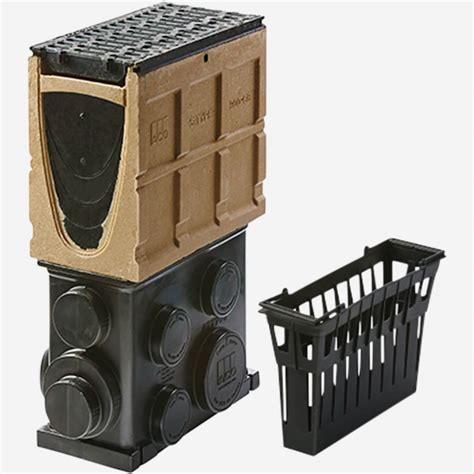 14 Wide Klassikdrain® Inline Catch Basin W Integral Metal Rail Grupo Vioseal