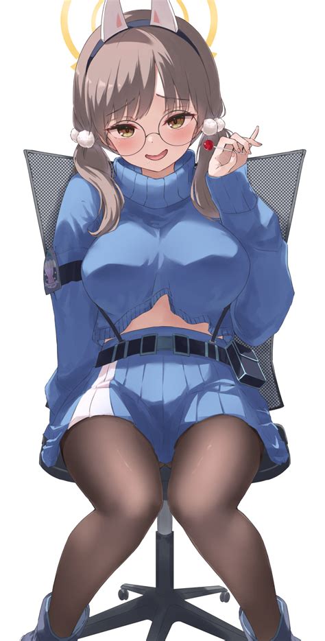 Minazuki Uraha246 Moe Blue Archive Blue Archive Chupa Chups Absurdres Commentary