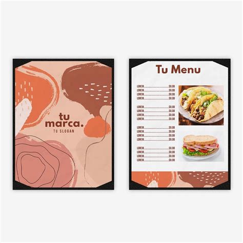 Menús Impresos Para Restaurante Plastificados Y Resistentes Al Agua