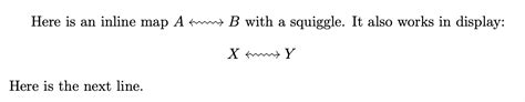 Squiggly Arrows With Tail Or Two Heads Withwithout Tikz Tex Latex
