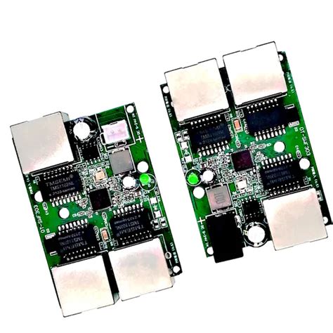 Huasifei Ethernet Switch Pcba 3 10 100m Rj45 Ports Support Poe Power Ieee802 3 Standard Poe
