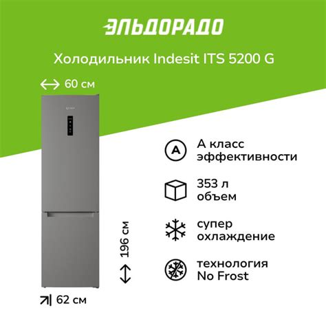 Холодильник с нижней морозильной камерой Indesit ITS 5200 G купить на ...