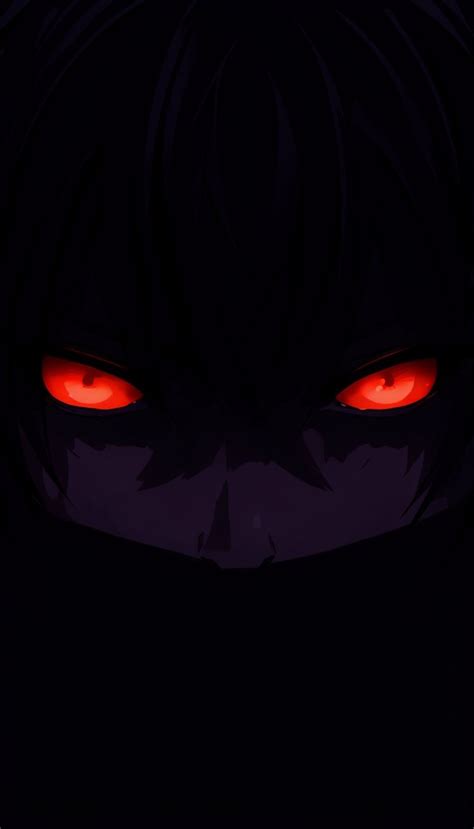 Glowing Red Eyes In The Dark Anime Evil Red Eyes Over 11751