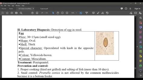 L90 Para Heterophyiasis Clinical Picture Youtube