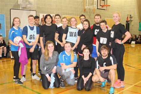 Sport Relief Staff Verse Sixth Form Netball Crompton House Sixth Form