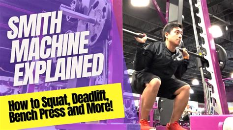 Planet Fitness Smith Machine How To Squat Deadlift Hip Thrust Bench