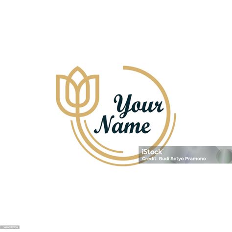 Vektor Desain Logo Bunga Mawar Yang Elegan Konsep Template Desain Logo Bunga Mawar Minimalis