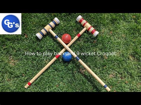 Croquet Wicket Set Up
