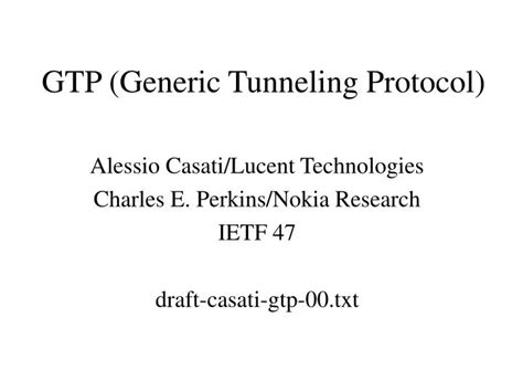 Ppt Gtp Generic Tunneling Protocol Powerpoint Presentation Free Download Id 740626