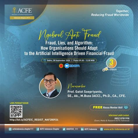 Ngobrol Anti Fraud Judul Fraud Lies And Algorithm How Organisations