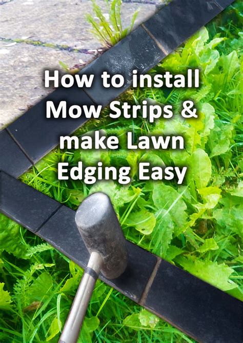 Say Goodbye To Overgrown Lawn Edges With Mow Strips Buckinghamshire
