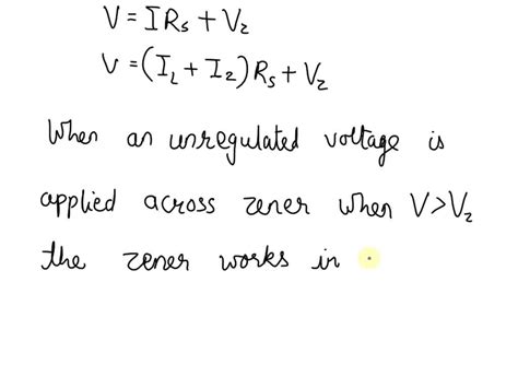 SOLVED Describe In Detail How A Zener Diode Maintains A Constant