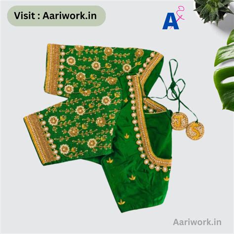 The Most Beautiful Aari Work Blouses For Bridal Wear Aari Work Blouse