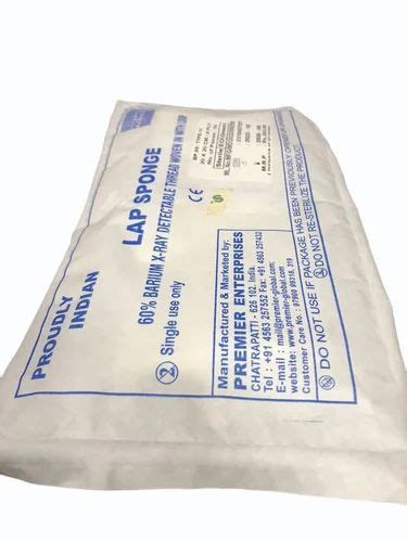 Gauze Lap Sponge For Absorb Exudate At ₹ 101 5 In Chennai Id