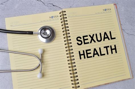 Premium Photo Stethoscope And Notebook Written With Sexual Health