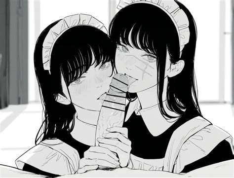 Rule 34 2girls Ai Generated Chainsaw Man Fellatio Maid Maid Headdress