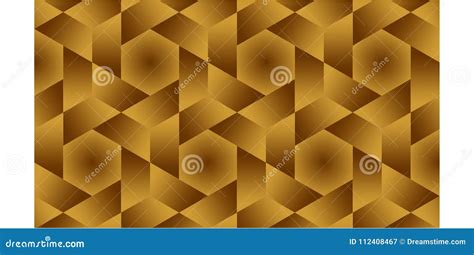 background for half hexagonal hexagonal and triangles are golden shaped
