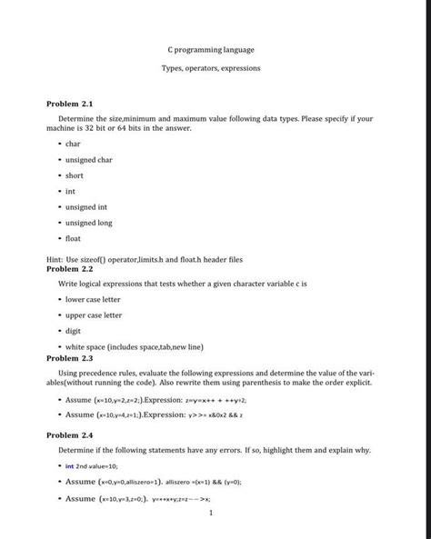 Solved Problem Determine The Size Minimum And Maximum Chegg